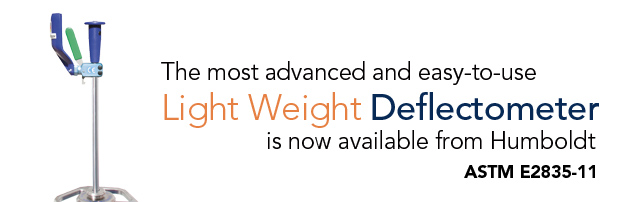 Terratest Light Weight Deflectometer Now Available from Humboldt