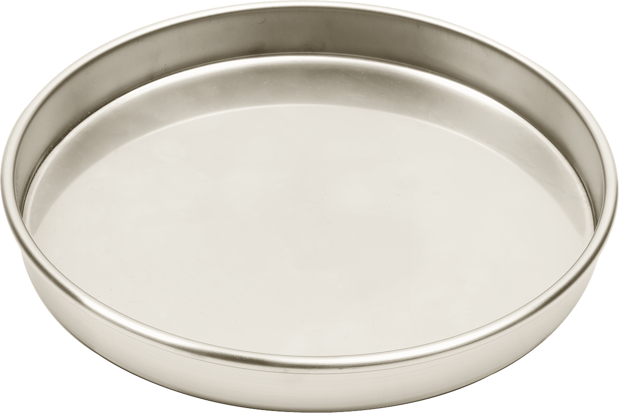 Bottom Pan (Stainless), 8" Diameter, 1" (25mm) Deep, H-3960SS
